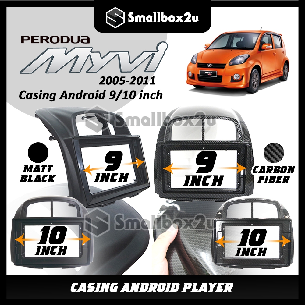 🇲🇾 Perodua myvi ezi SE2 passo 2005-2011 casing android player 9" 10 ...