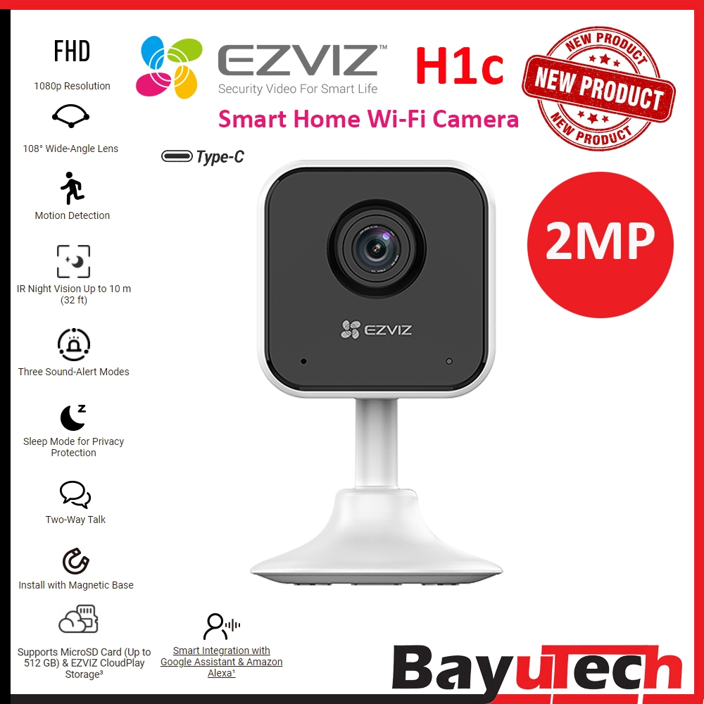 EZVIZ H6C PRO C6N 2MP 4MP H6 5MP Pan & Tilt WiFi Home Security CCTV IP ...