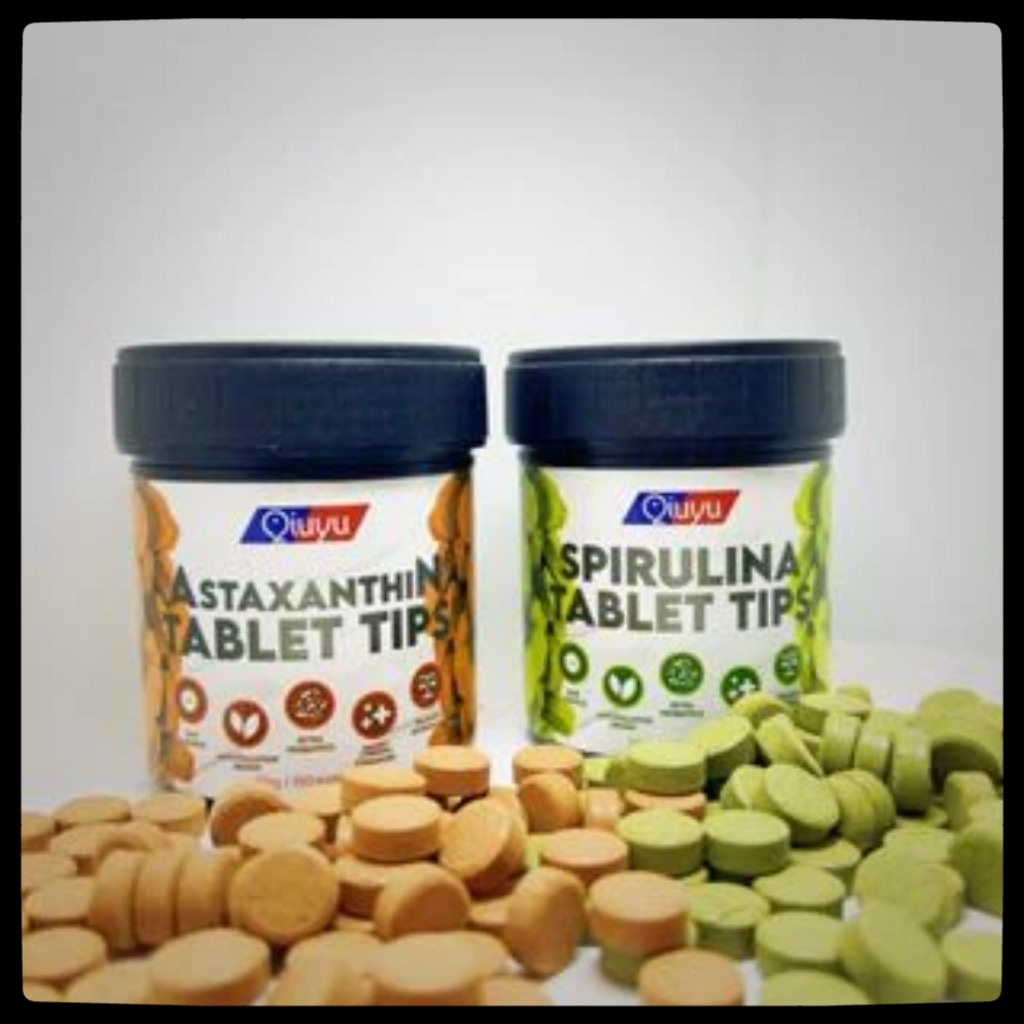 Qiuyu Tablet Tips Astaxanthin/Artemia Fish pellets,/Tablets/Small fish ...