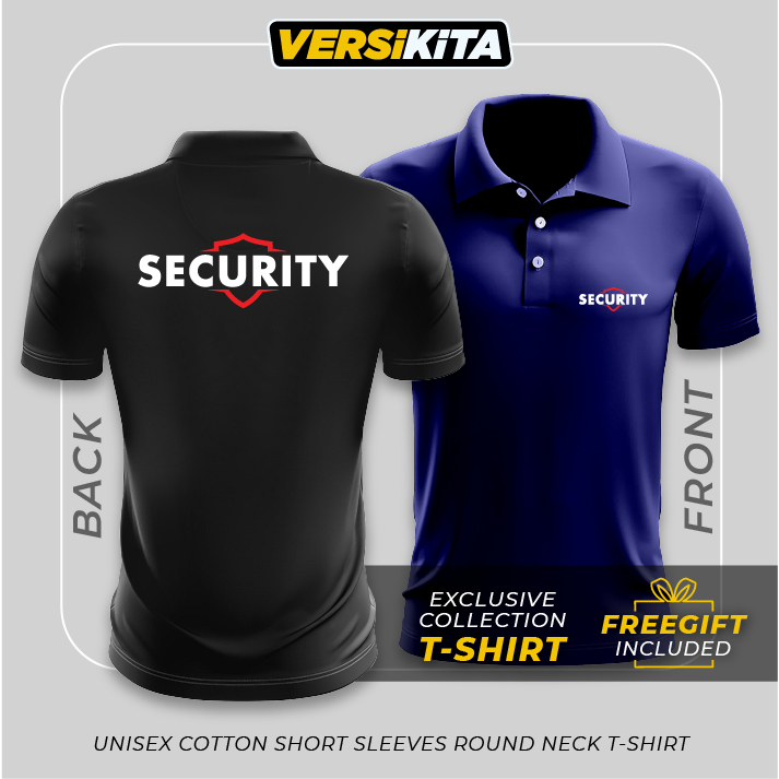 !!!BEST PRICE!!! SECURITY Jersey Collar Short Sleeve T-Shirt / Service / Bodyguard / POLO ...