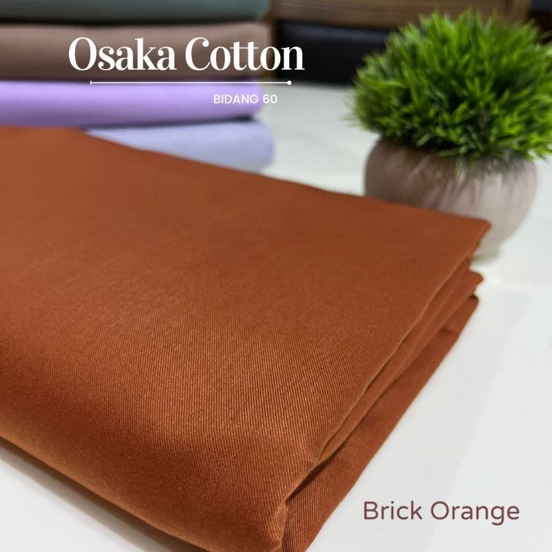 READY STOCK Osaka Toyobo Cotton ~ Brick Orange (Open Meter Bdg 60 ...