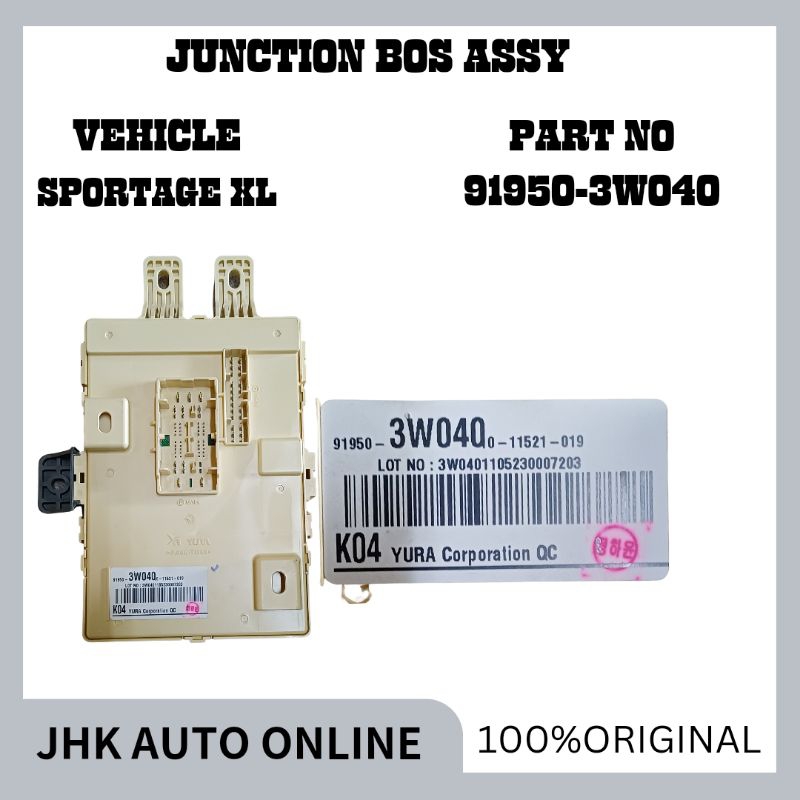 KIA SPORTAGE XL JUNCTION BOX (MAIN FUSE BOX) 91950-3W040 100% ORIGINAL ...