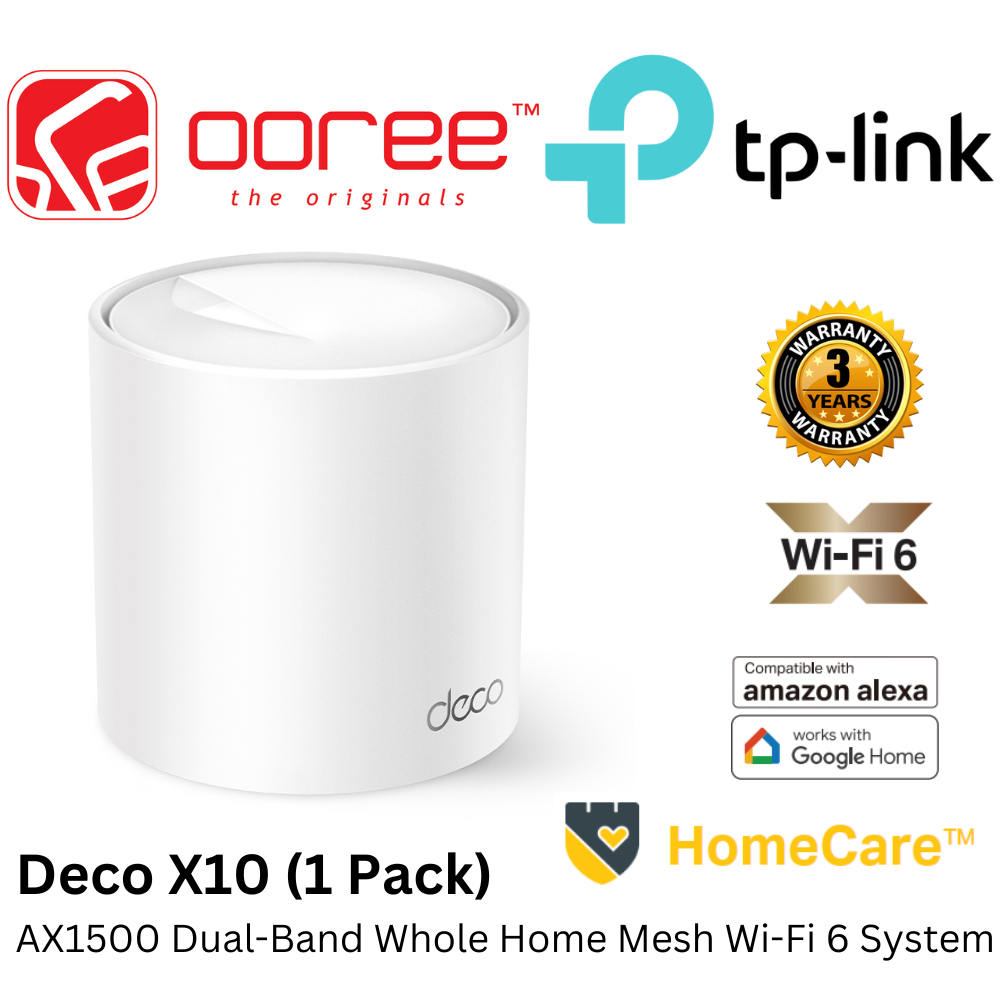 TP-LINK DECO X10 (1-PACK) / (2-PACK) / (3-PACK) / DECO X10-4G (4G ...