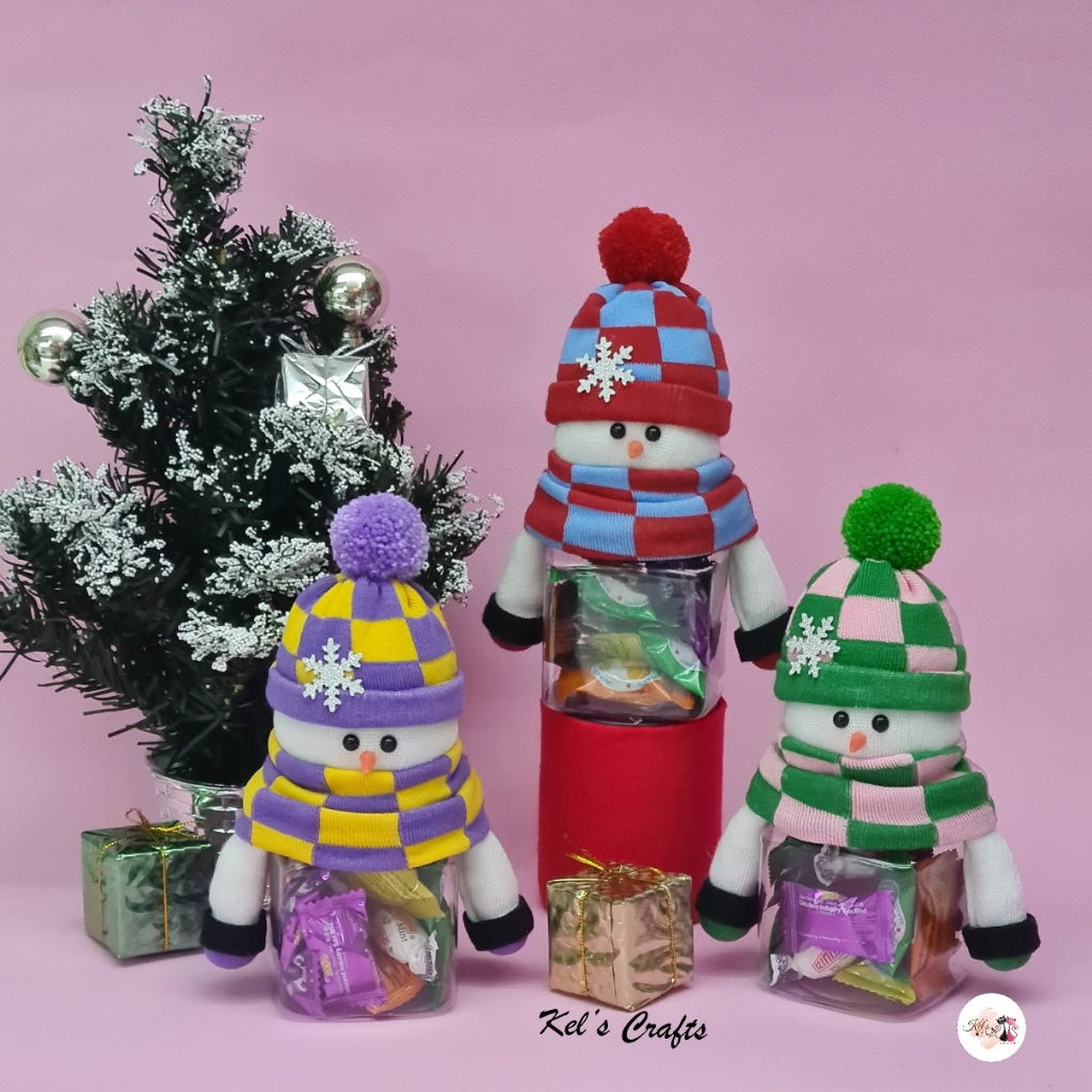 Christmas decoration / Gift / Decoration / Snowman Container ...