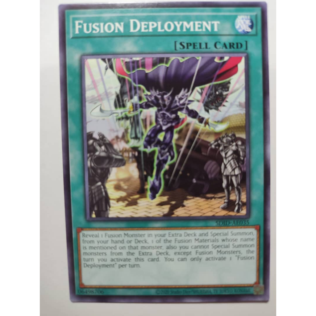 YuGiOh Asia English YGO AE (Common) SDID-AE035 Fusion Deployment | Shopee Malaysia