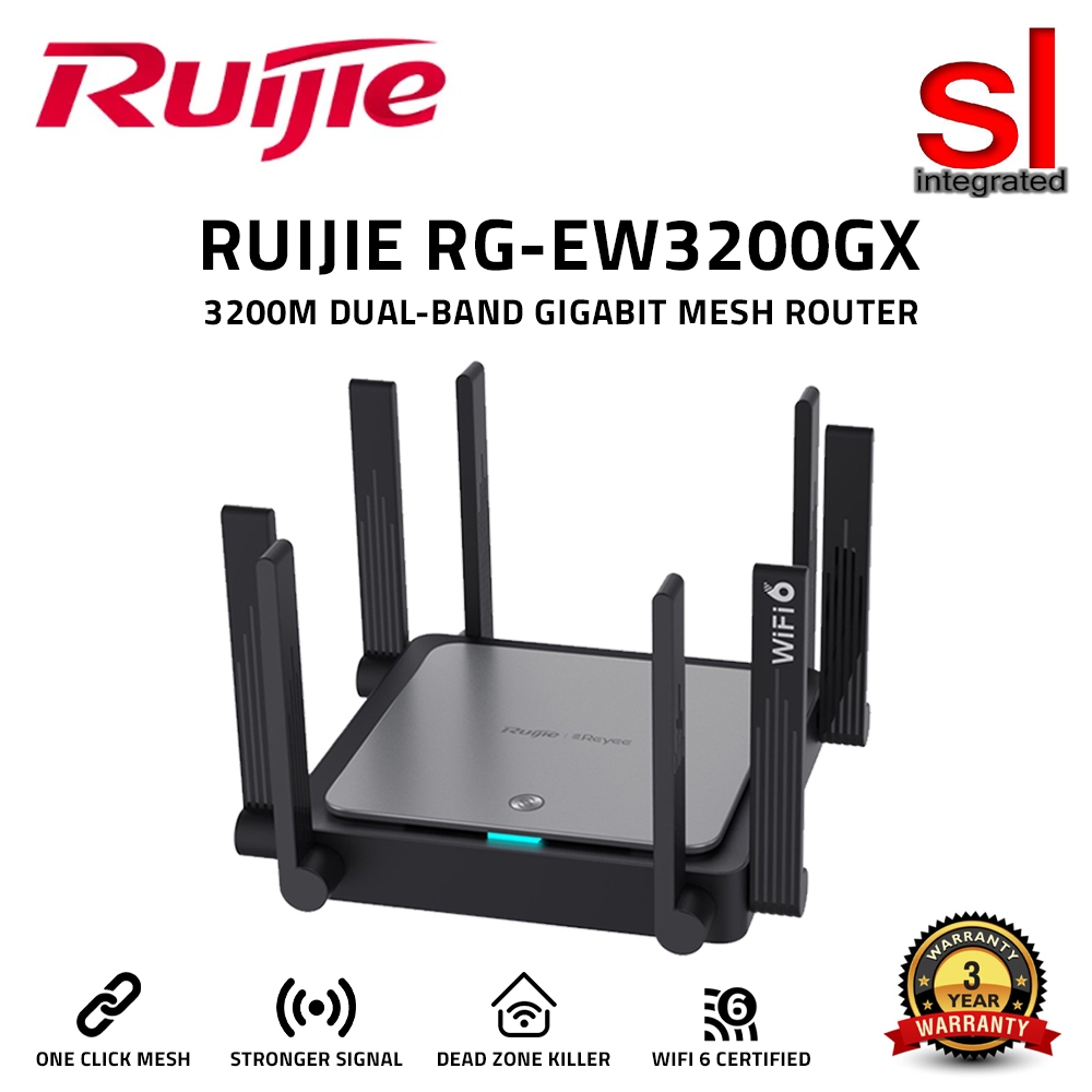 Ruijie Reyee RG-EW3200GX PRO 3200Mbps Wi-Fi 6 Dual-band Gigabit Mesh ...