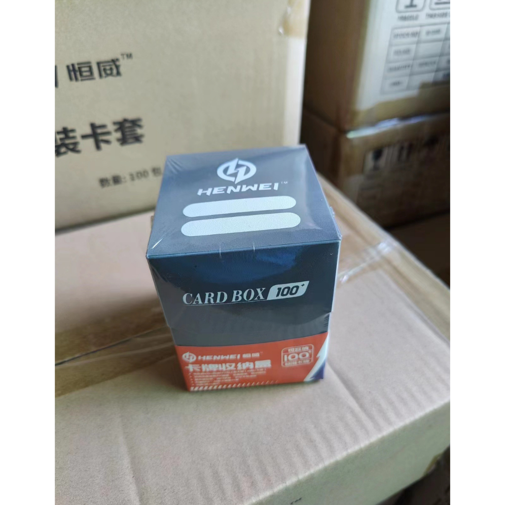 Original HENWEI Deck Box 100+ Card Deck Box Card Storage Box Card Kotak ...