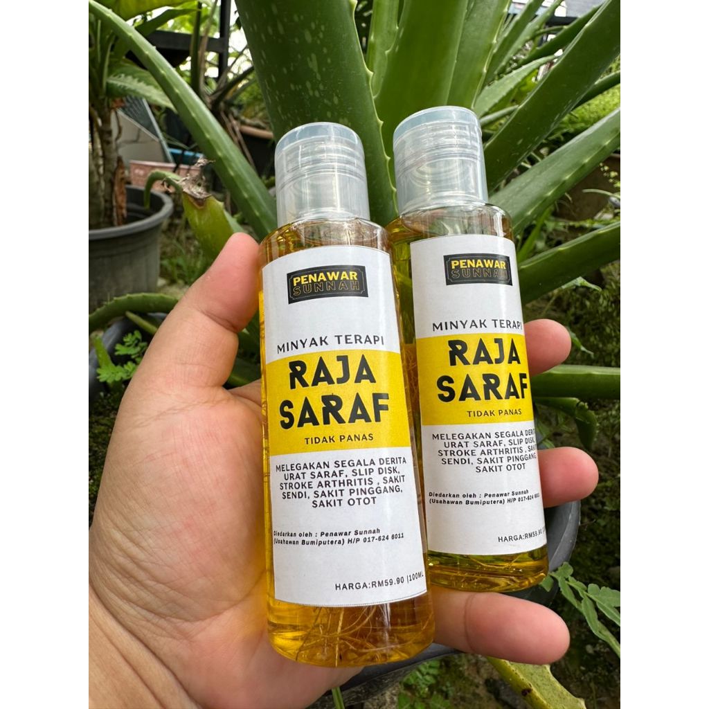 Minyak Raja Saraf Slip Disc Stroke Urat Saraf Kejang Sakit Belakang ...
