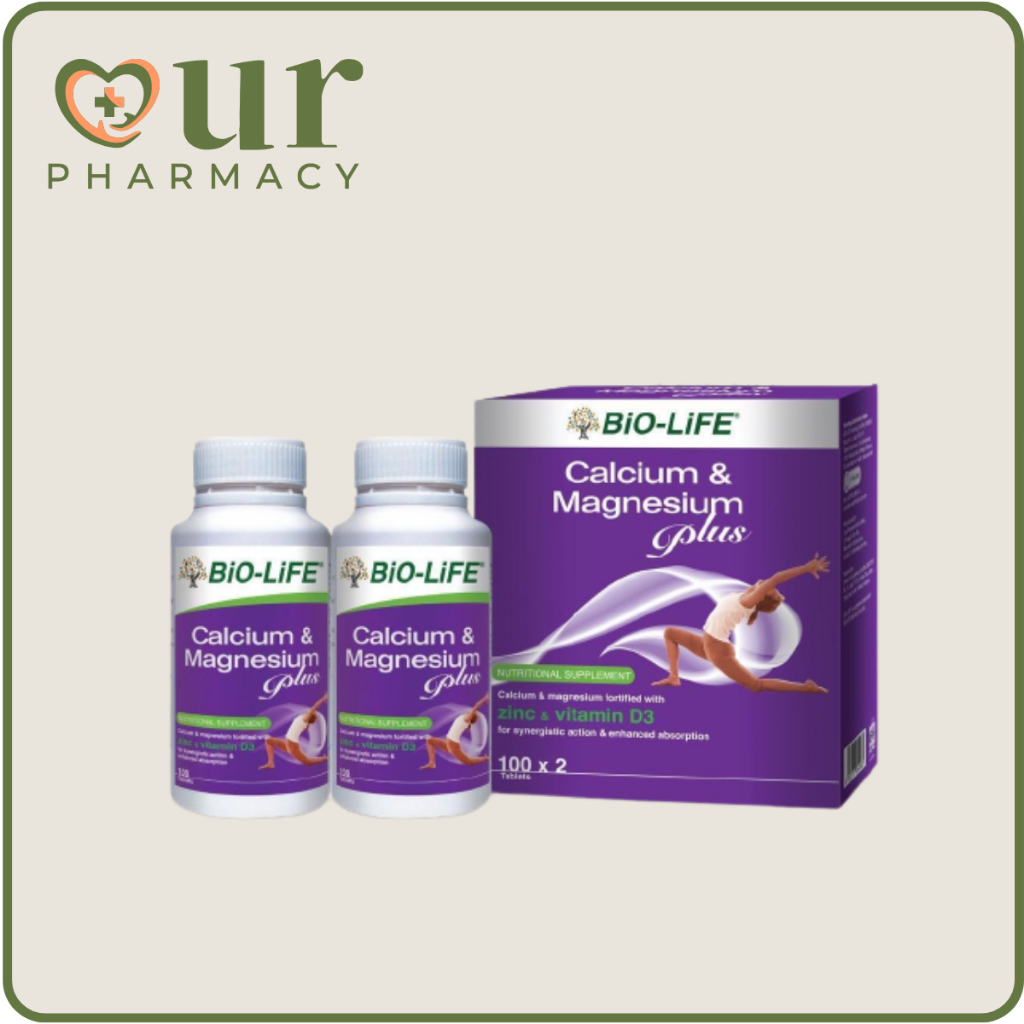 Bio-Life Calcium & Magnesium Plus (100's x 2) | Shopee Malaysia