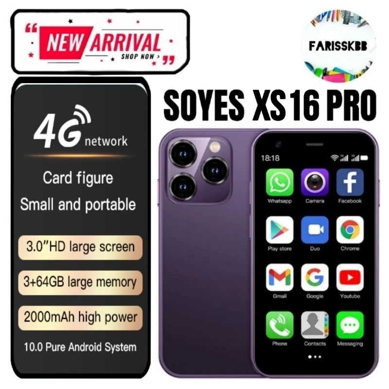 SOYES XS16 Pro Portable Smartphone Smallest mini dual 4G Ultra thin Smartphone With GPS Dual SIM ...