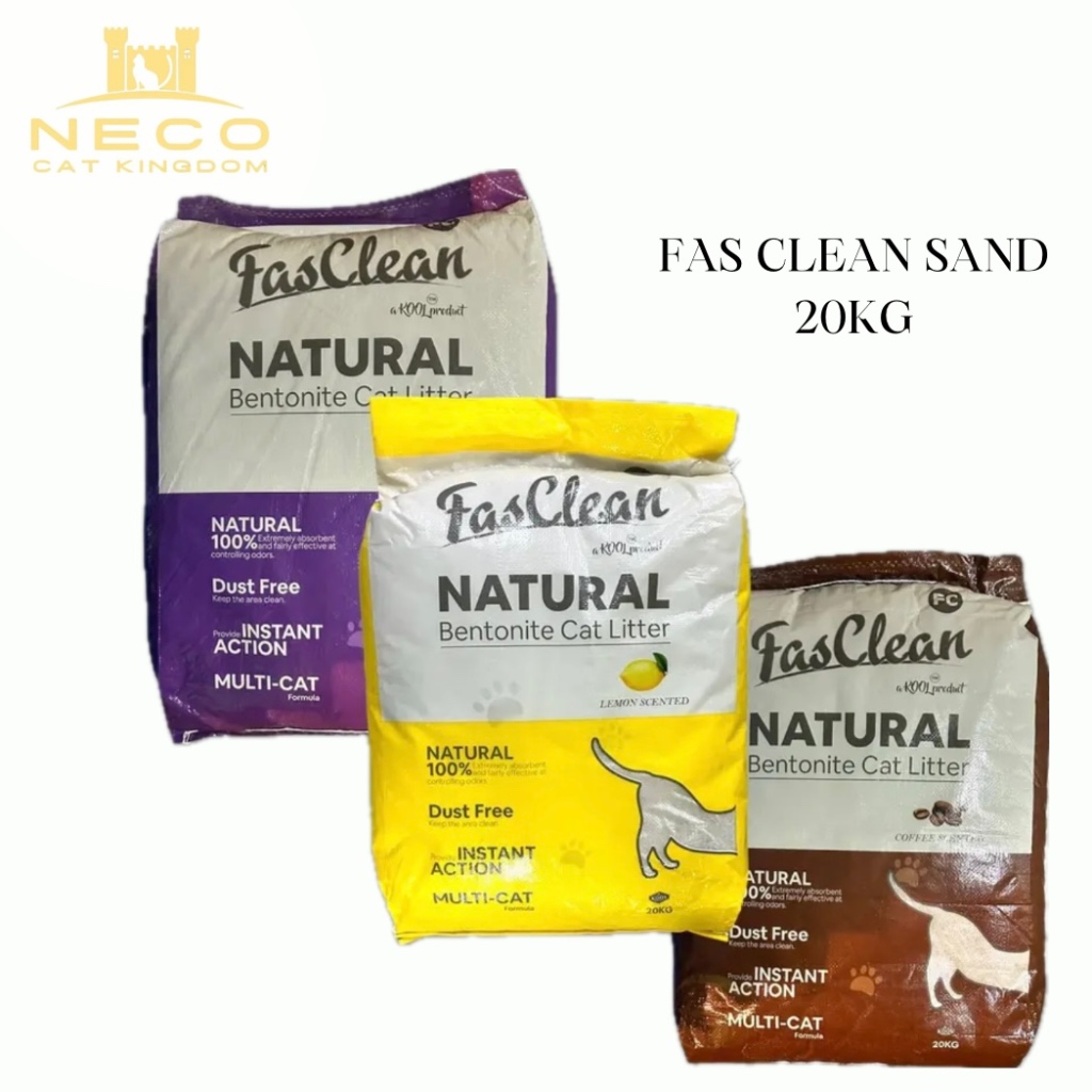 Pasir Kucing Fas Clean charchoal 20kg | Shopee Malaysia