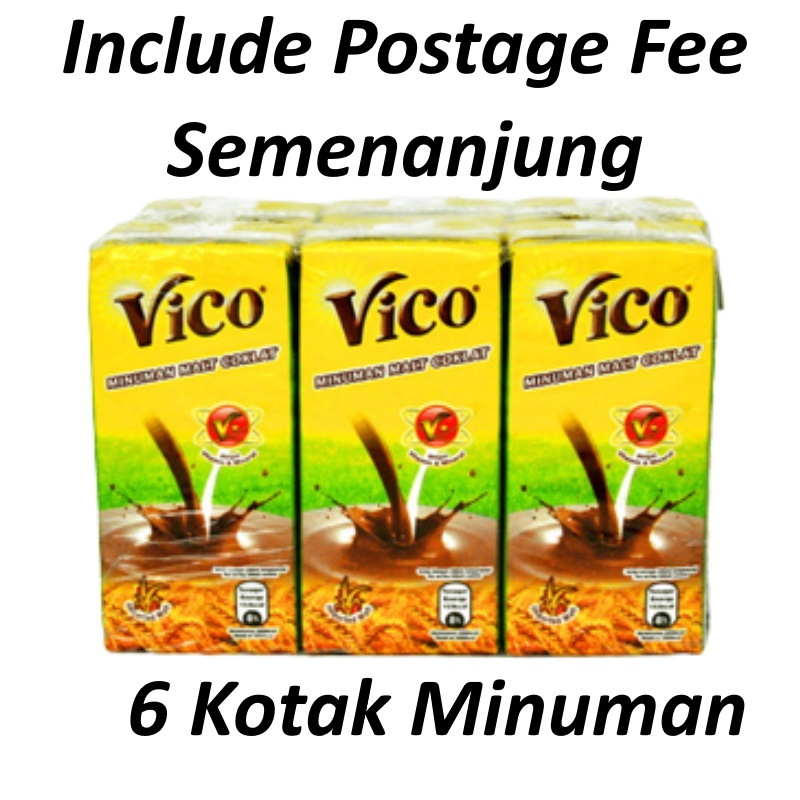 IncludePostageSemenanjung Vico 200ml x 6 Air Kotak EXP 2024 | Shopee ...