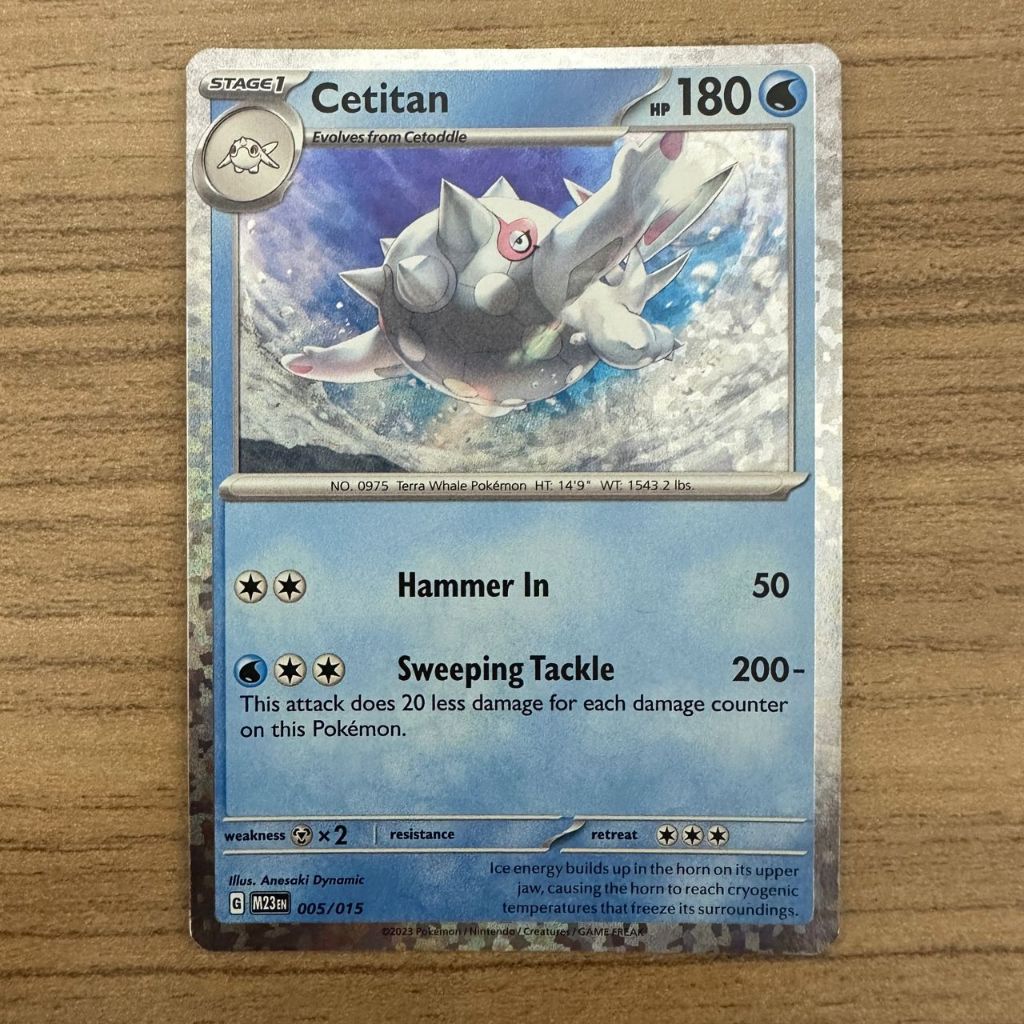 Cetitan 5/15 Holo McDonald MCD 2023 Pikachu Pokemon Card [Pokemon Card ...