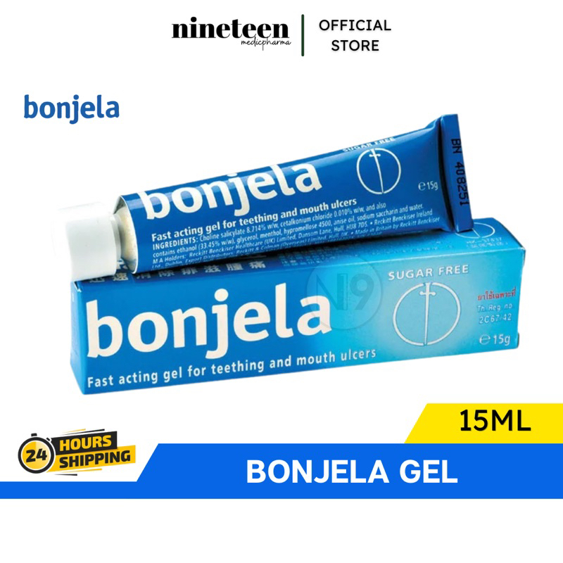 BONJELA Fast Acting Gel For Teething and Mouth Ulcers 15g | Shopee Malaysia