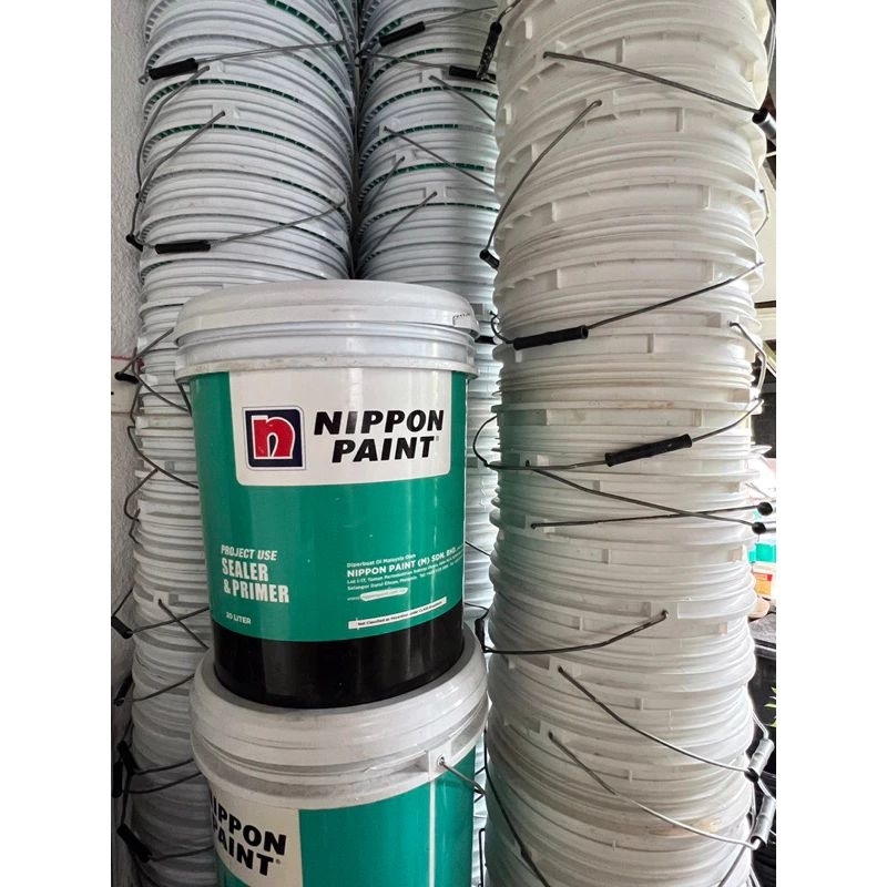 (Used) 18L & 20L Tong Cat Bersih Terpakai/2nd hand washed used Plastic ...