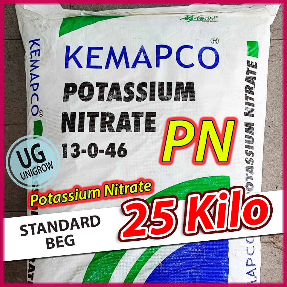 (25kg) Baja Kemapco PN / KNO3 Potassium Nitrate / Kalium Nitrate Water Soluble Fertilizer Ag ...