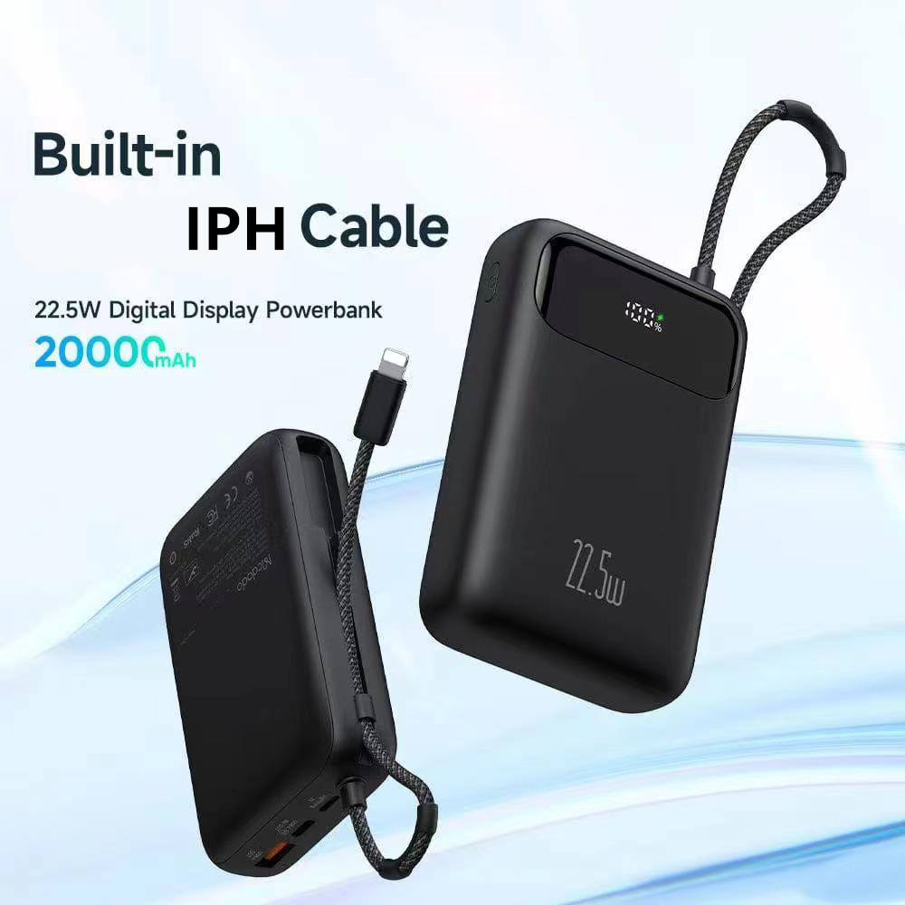 MCDODO MC-371 20000mAh Powerbank / 5A PD 22.5W Super Fast Charging / 3 ...