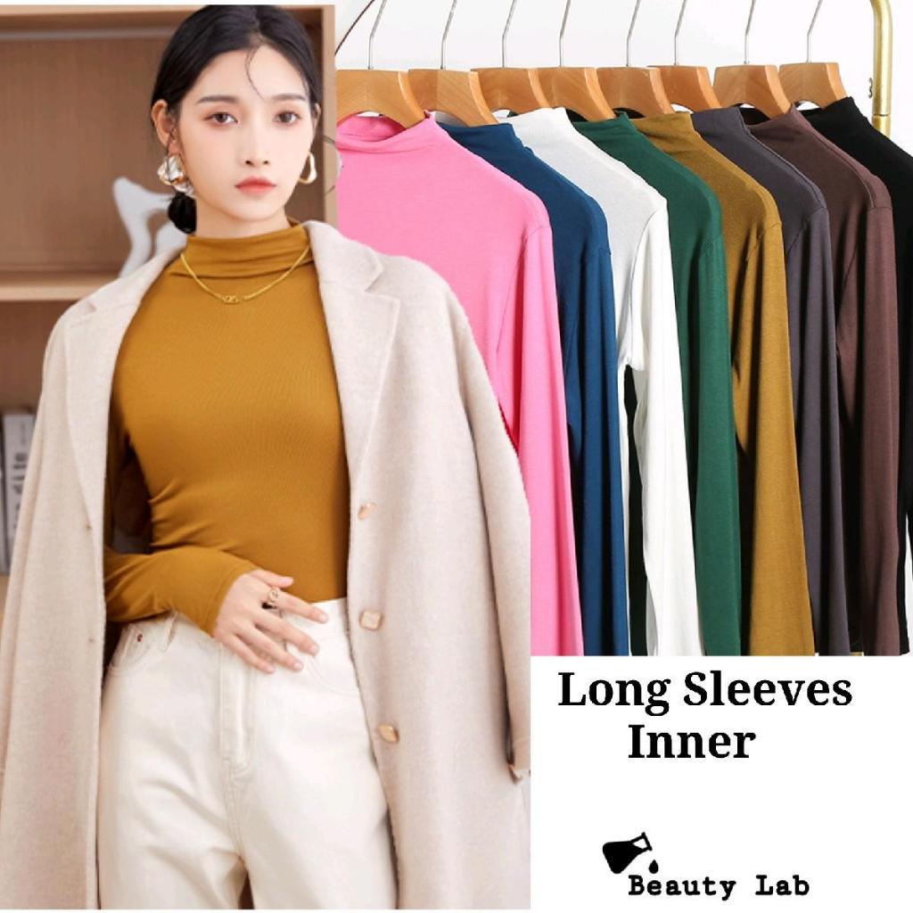 High Neck Inner turtle Neck Inner Wear Muslimah Inner Kolar Separuh ...