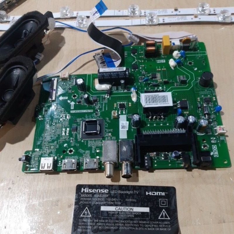 HISENSE 40A5200F ALO BOARD BACKLIGHT LVDS SPEAKER ALL ORIGINAL NEW ...