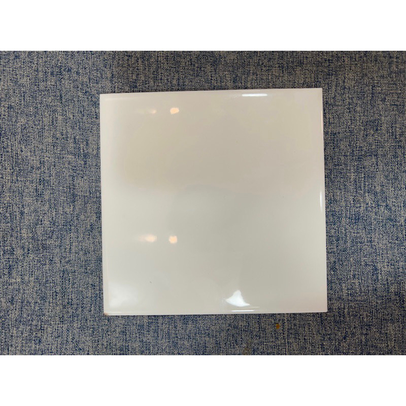 150mm x 150mm White Ceramic Glazed Tile For Craft and Wall / Jubin ...