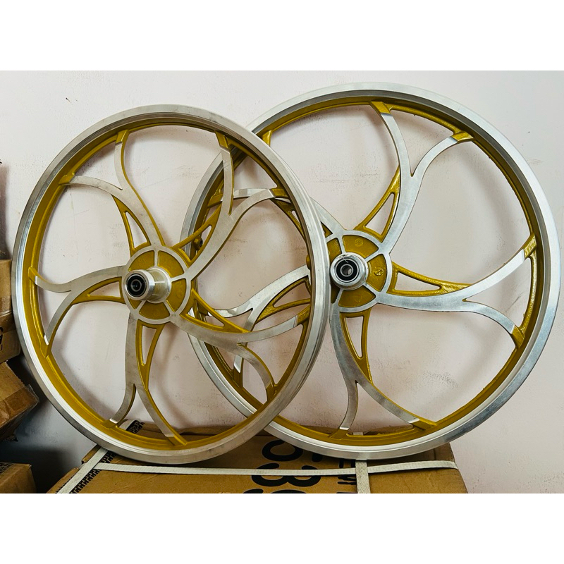 20" BICYCLE ALLOY RIM BMX WHEEL SET ALLOY RIM COMPLETE SET | Shopee ...