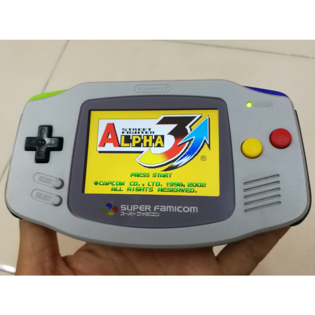 Nintendo Gameboy Advance IPS backlight (SFC design shell) | Shopee Malaysia