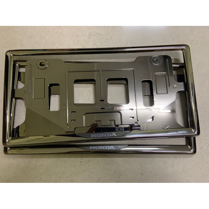 Honda frame plate dark chrome | Shopee Malaysia