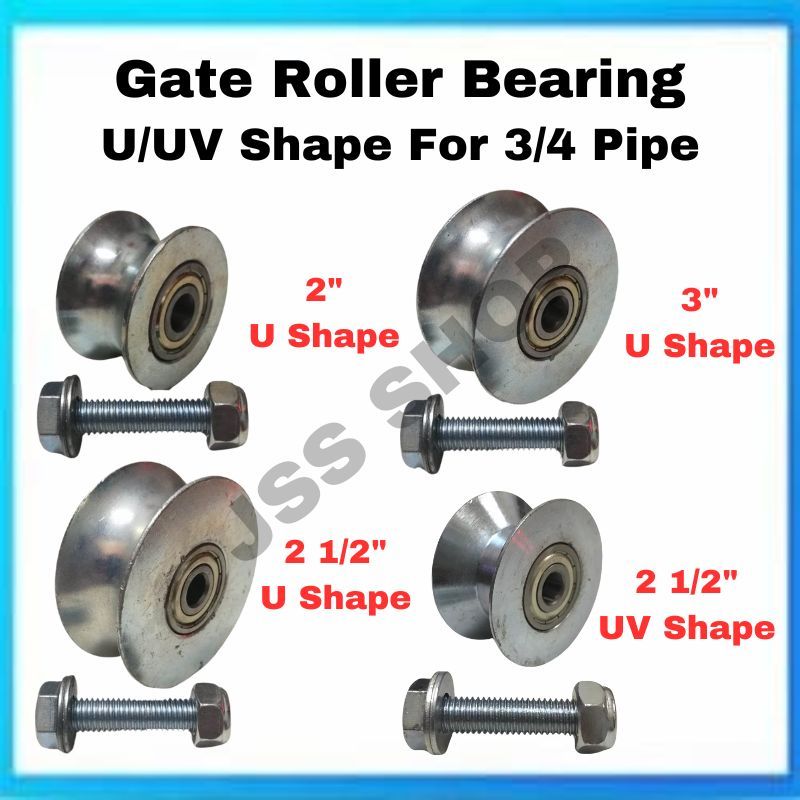 2'' 2 1/2'' 3''Auto Gate Roller Bearing (U Shape) / U Type Roller ...