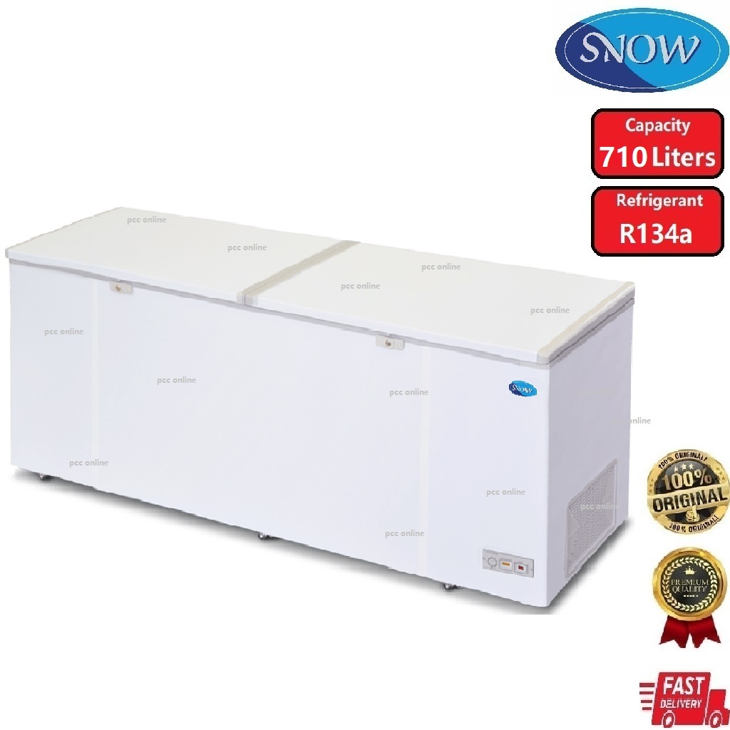 Snow LY750LDD Chest Freezer 2 Door /Peti Sejuk Daging / Peti Sejuk Beku ...