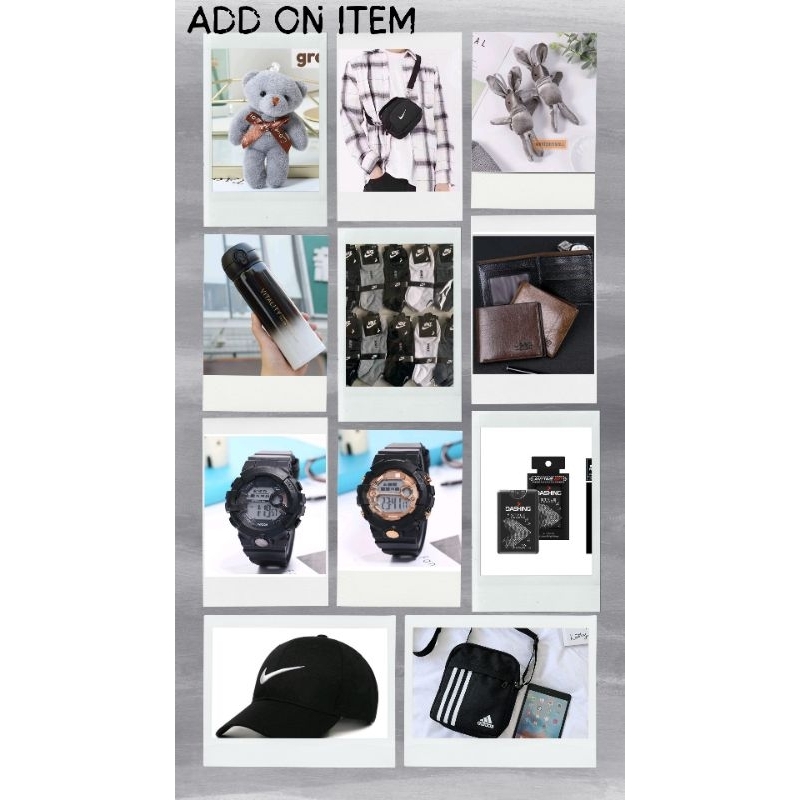 (Add on Item) Set hadiah untuk lelaki dan customize hadiah. | Shopee ...