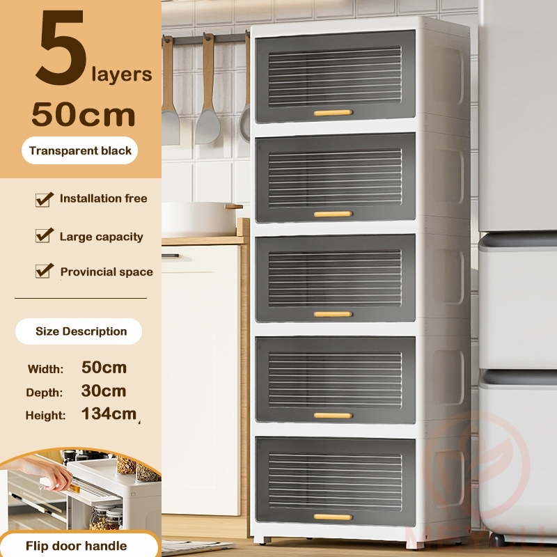 Salvo Kitchen Cabinet Organizer Storage Rack Cabinet Dapur Kitchen Rack ...