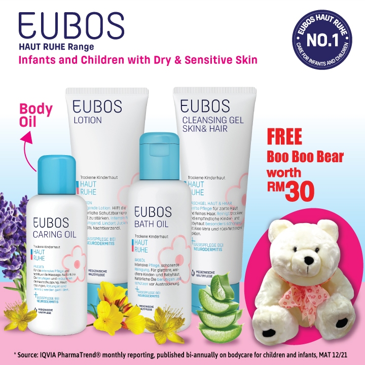 Eubos Baby Skin Care Gift Set 5 in 1 Bundle | Shopee Malaysia