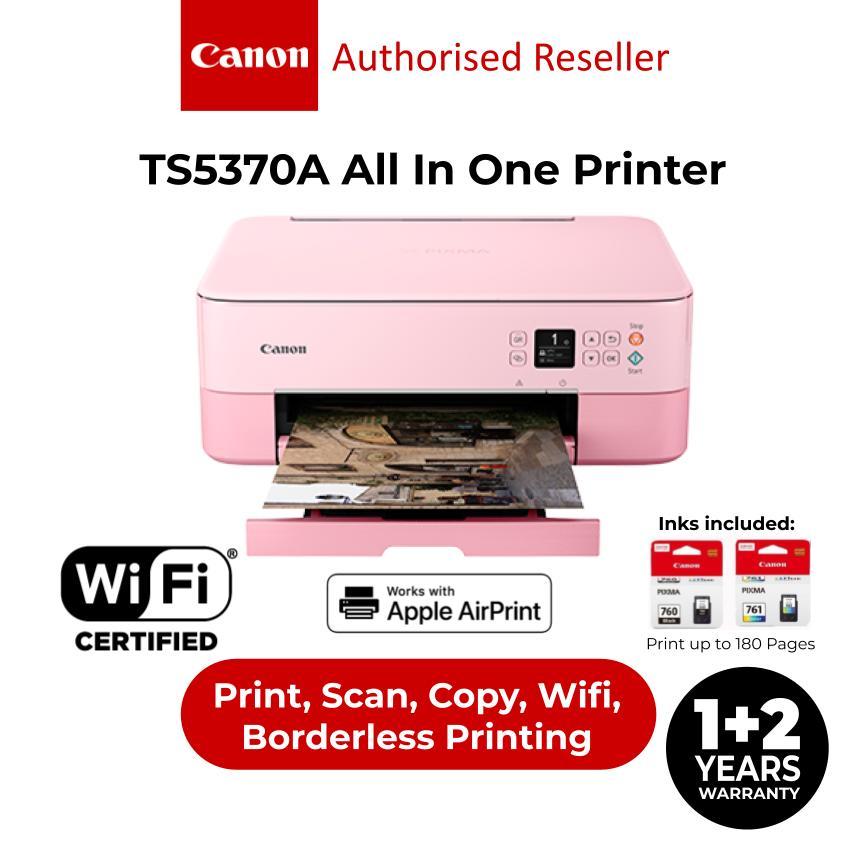 CANON Pixma TS5370A All-In-One Compact Wireless Photo Printer Print ...
