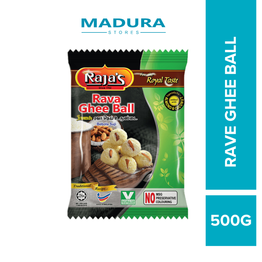 Raja's Rava Ghee Ball Mix 500g | Shopee Malaysia