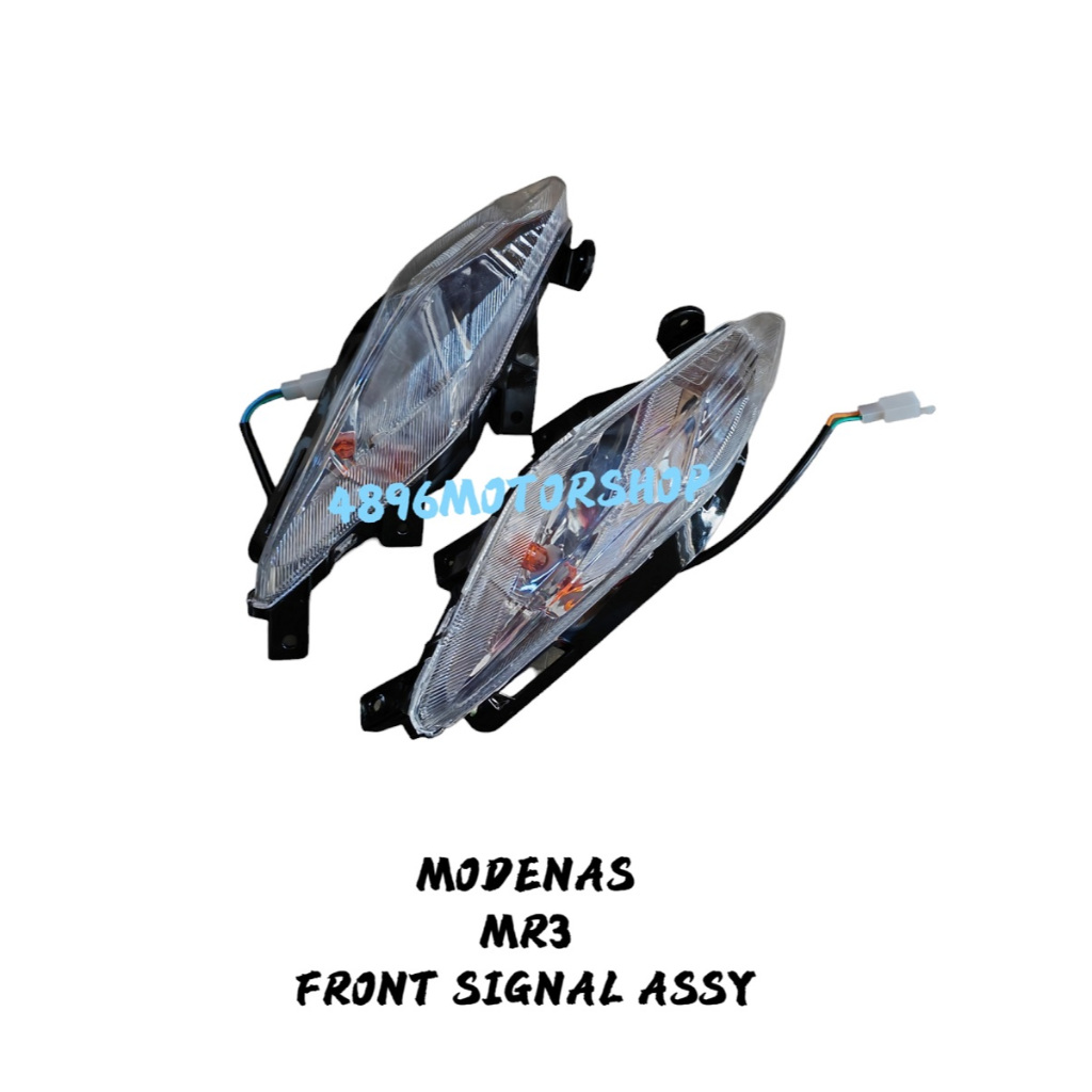 MODENAS KRISS 110 EURO MR3 MR 3 FRONT SIGNAL ASSY COMPLETE SET DAYLIGHT ...