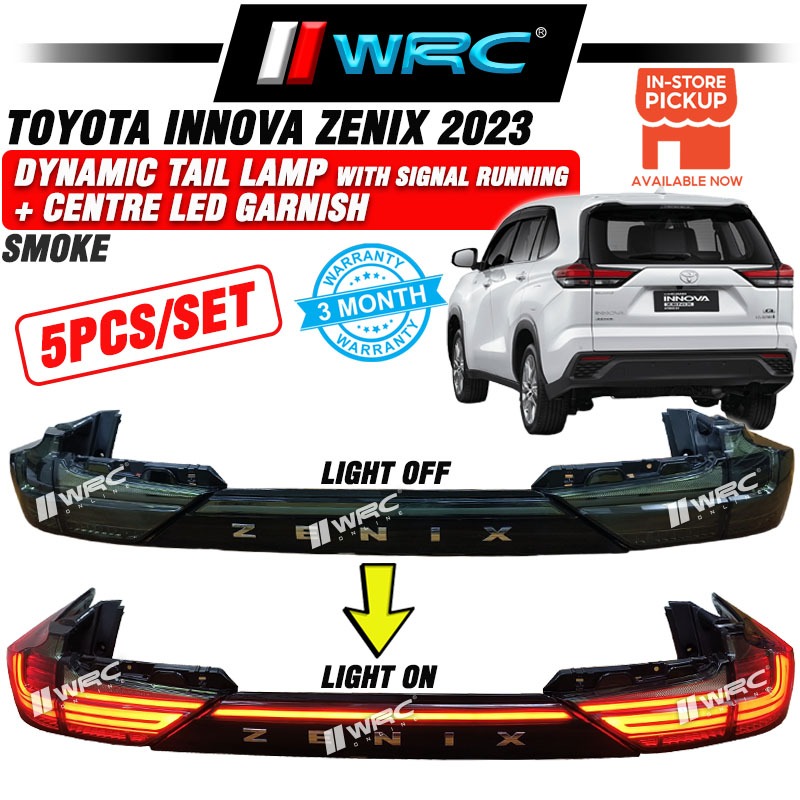 Toyota Innova Zenix 2023 Dynamic Tail Lamp With Signal Running + Centre ...