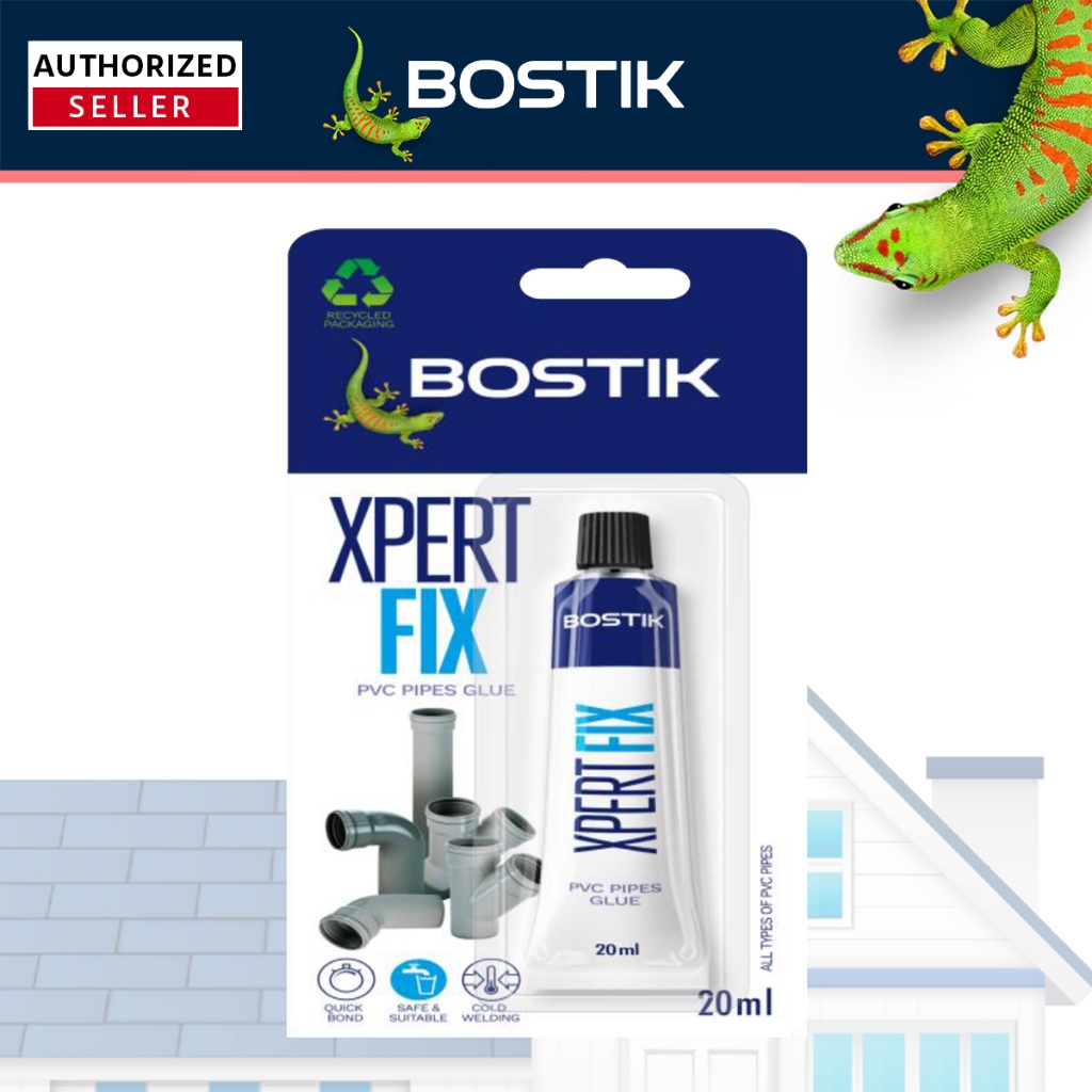 Bostik Xpert Fix Pipe Adhesive 20ml (Jelas) | Shopee Malaysia