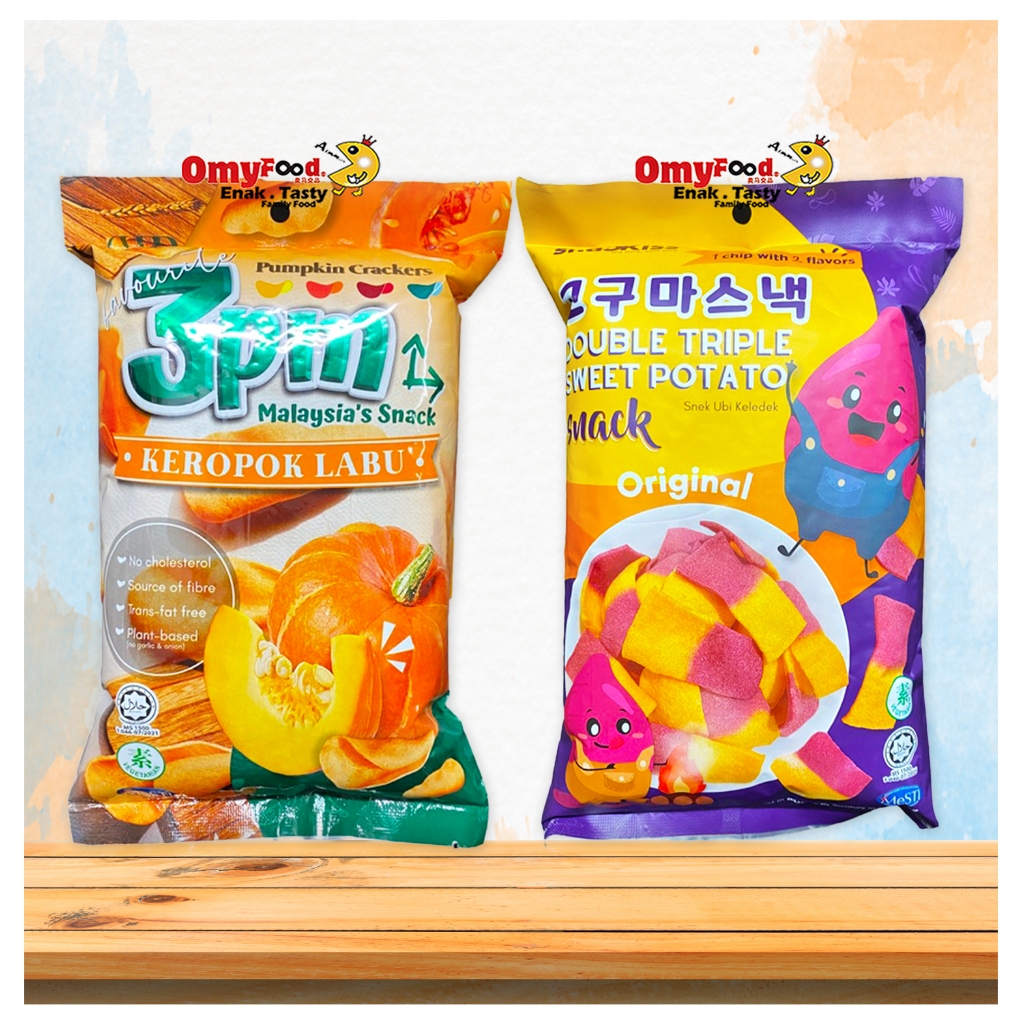 50g Cwp 3pm Pumpkin Crackers / Snackiss Double Triple Sweet Potato ...
