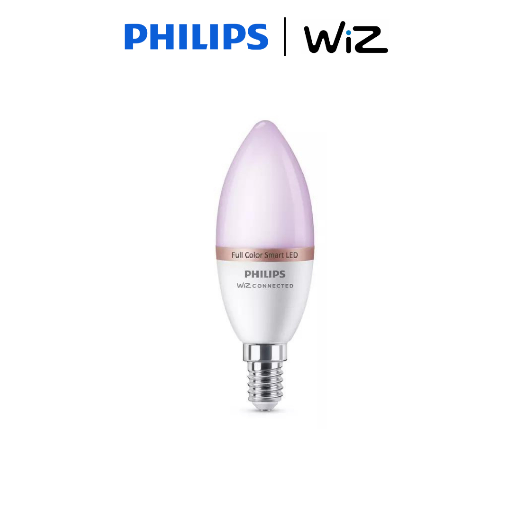 Philips WiZ Smart Candle E14 Bulb - Tunable White and Colour / RGB ( 2200K - 6500K ) [Ready ...