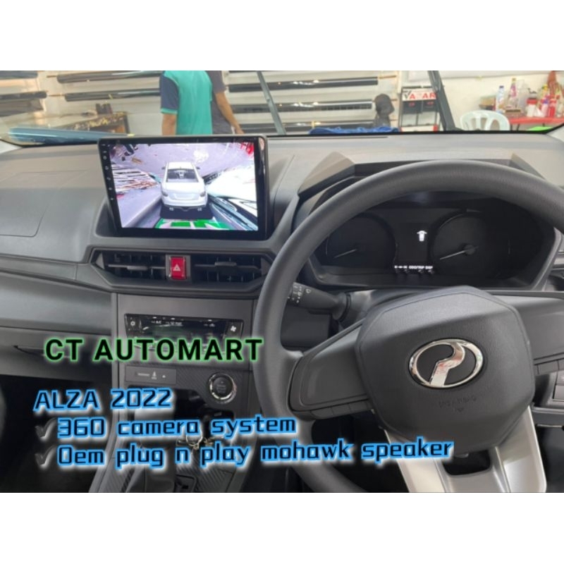 Perodua Aruz Android Player with 360 Camera System Android13 | Shopee ...