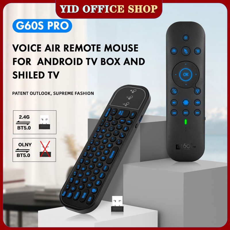 YesIdo G60S PRO BT Voice Remote Control MX3-L Gyro Air Mouse With ...