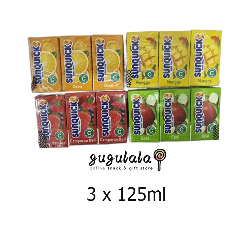 Sunquick Drinks Minuman Buah 125ml x 3's | Shopee Malaysia