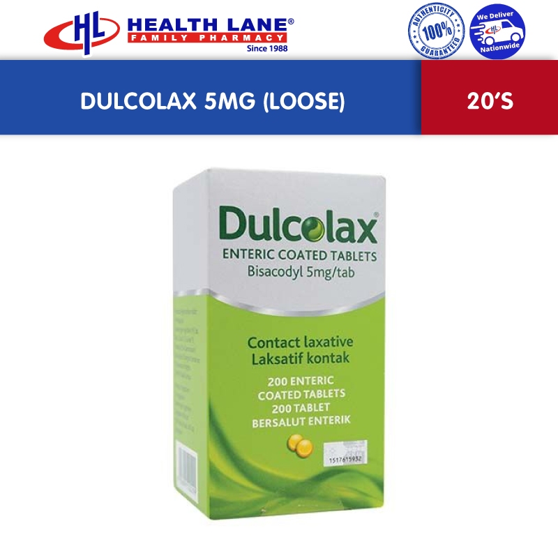 Dulcolax 5mg Strip (20's) | Shopee Malaysia