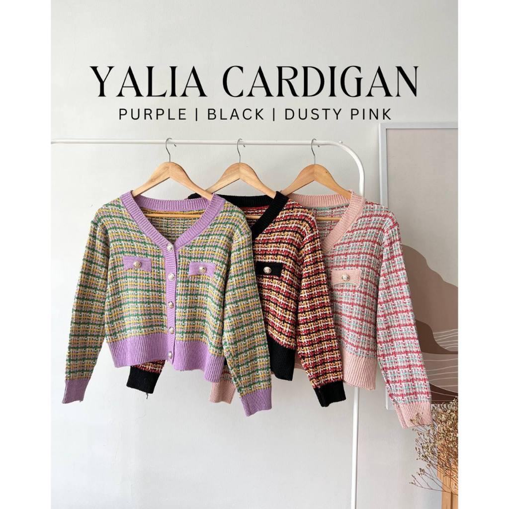 Yalia Cardigan ( Knitted ) | Shopee Malaysia