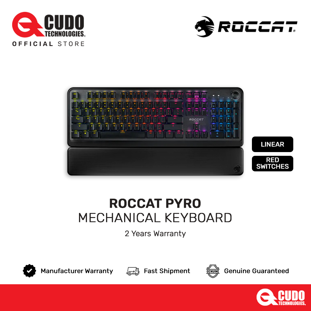 Roccat Pyro Mechanical Gaming Keyboard - Red Switches | Shopee Malaysia
