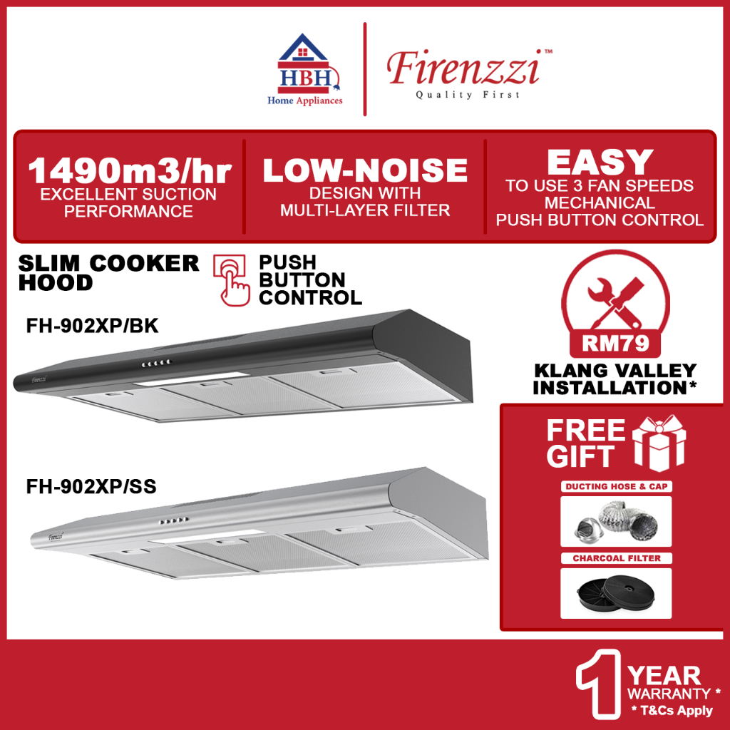 [RM99 Install] Firenzzi 90cm FH-902 XP 1490m3/hrs Low Noise Slim ...