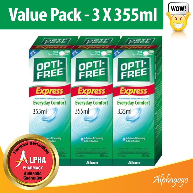 OPTI FREE Express Multipurpose Disinfecting Solution Everyday Comfort ...