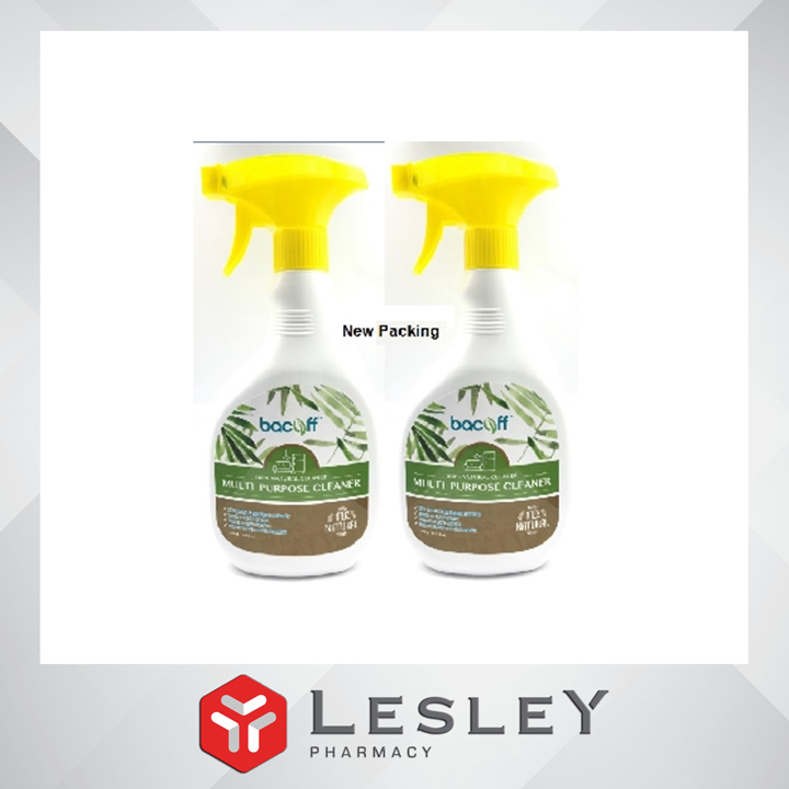 Bacoff Multipurpose Cleaner 500ml X2 (Twin Pack) | Shopee Malaysia