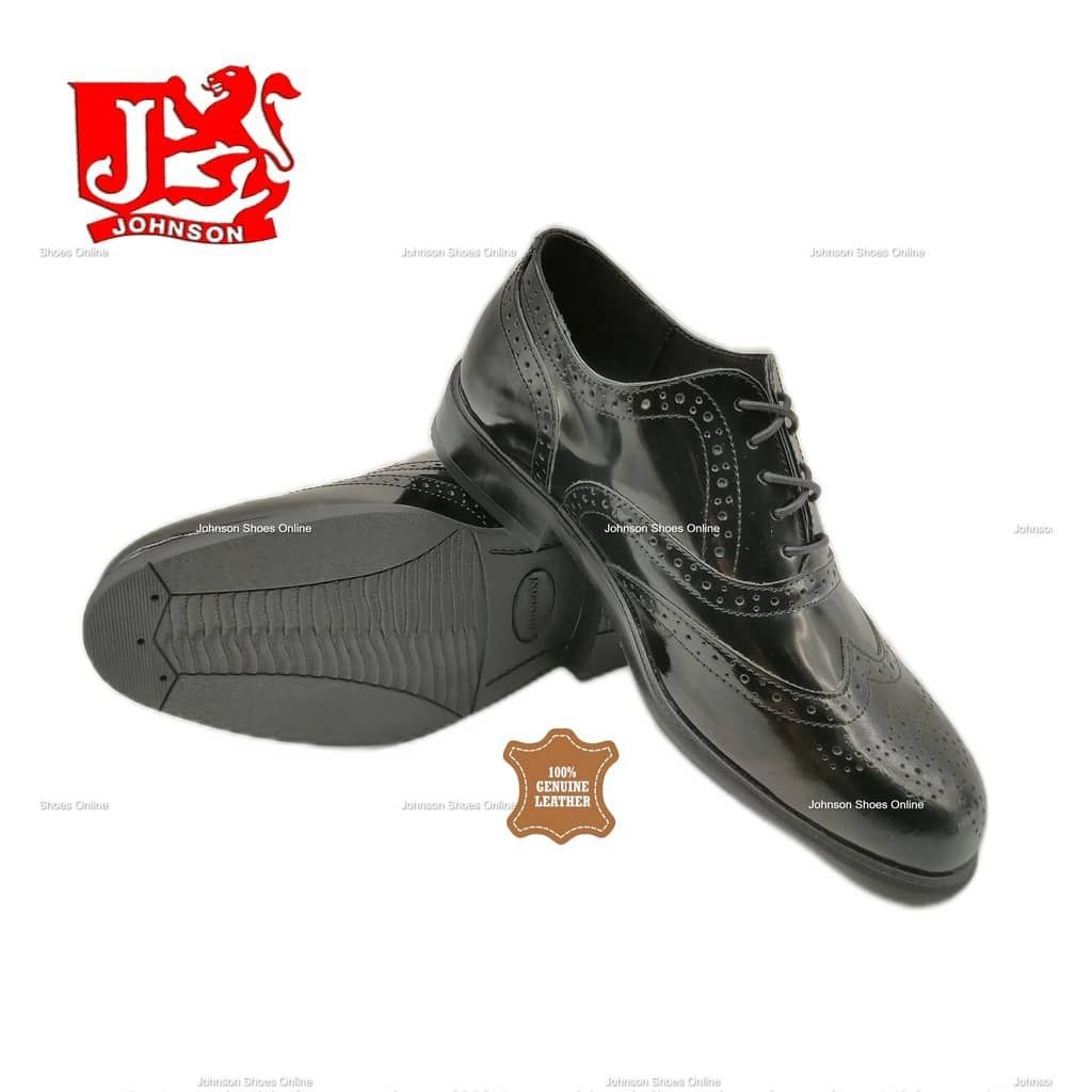 Kasut Potong GD Pegawai Johnson Original Shoes Brogue Kawad Tugas Am ...
