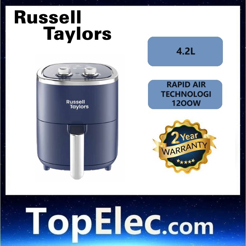 RUSSELL TAYLOR AIR FRYER 4.2L Air Fryer Z1B (BLUE)/Air Fryer Z1G (GREEN ...